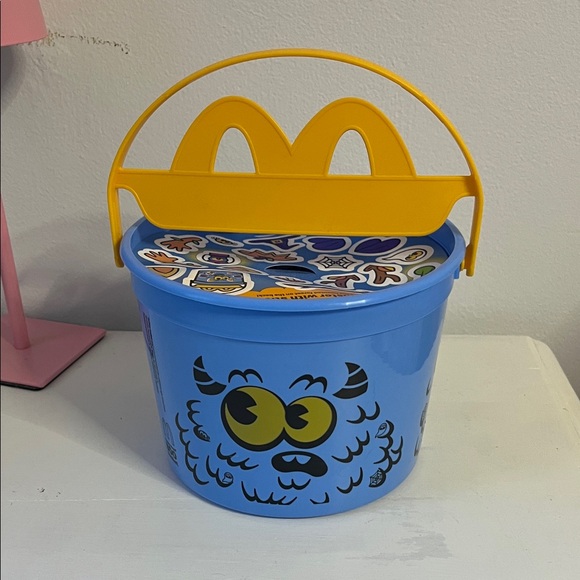 Accessories | Mcdonalds Boo Blue Halloween Bucket With Stickers | Poshmark
